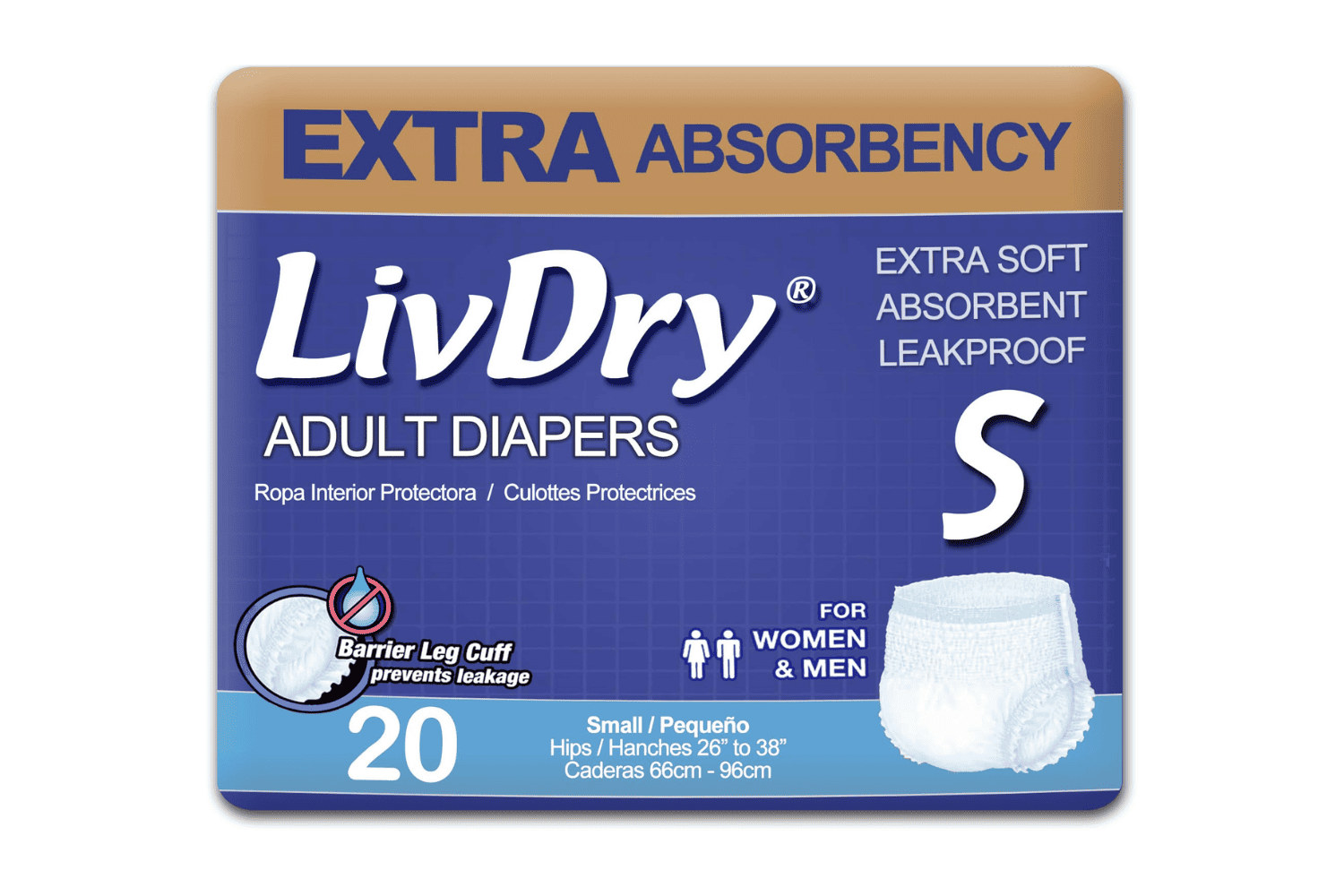 LivDry Official Website - Premium Adult Diapers